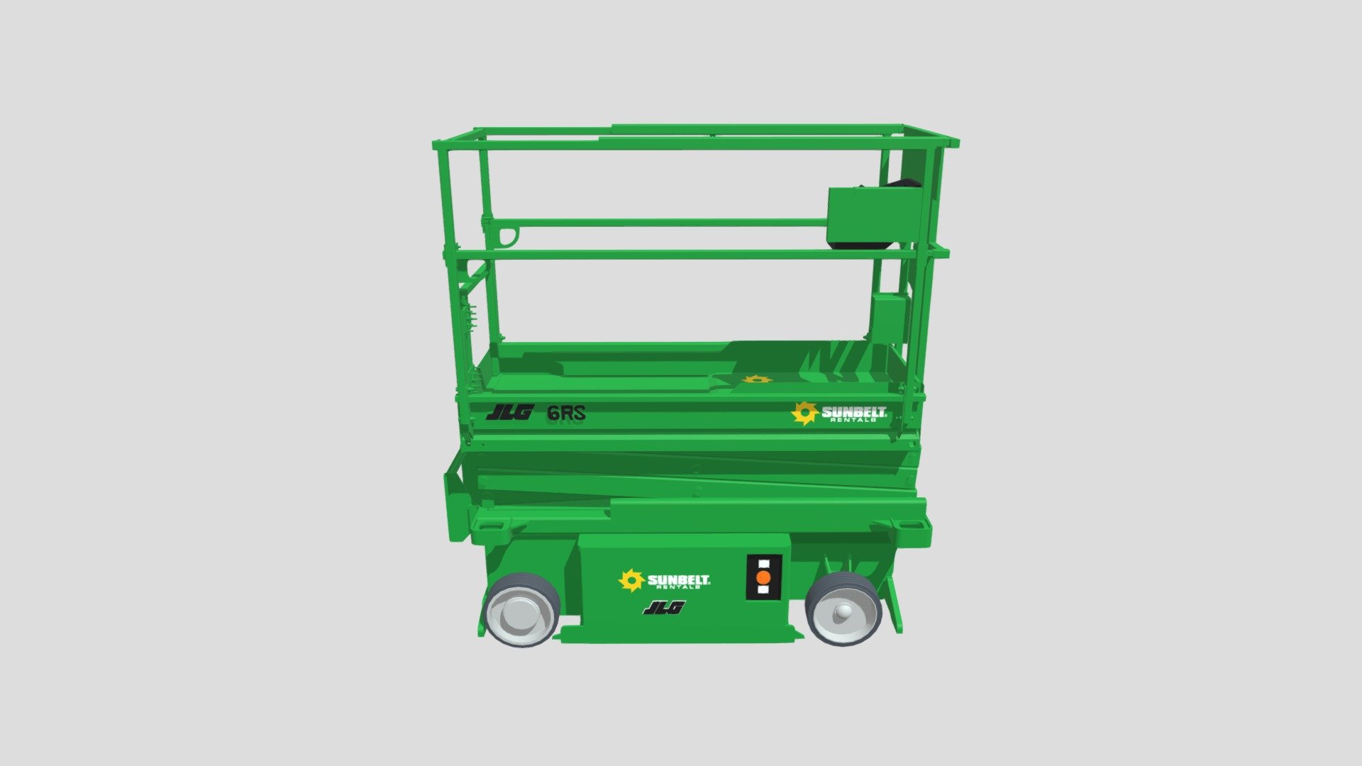 Sunbelt Rentals Electric Scissor Lift 6RS - 3D model by bimstore ...