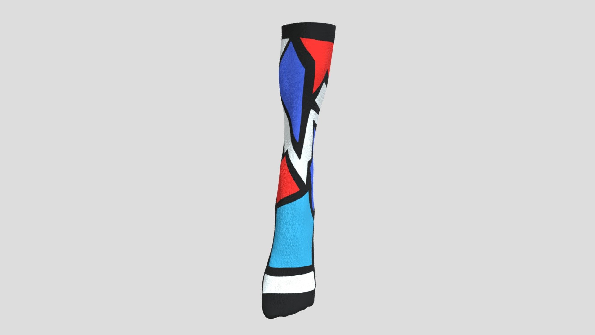 GEO-3D-Sock model - 3D model by Jaix (@Jaix.design) [6a2bc48] - Sketchfab