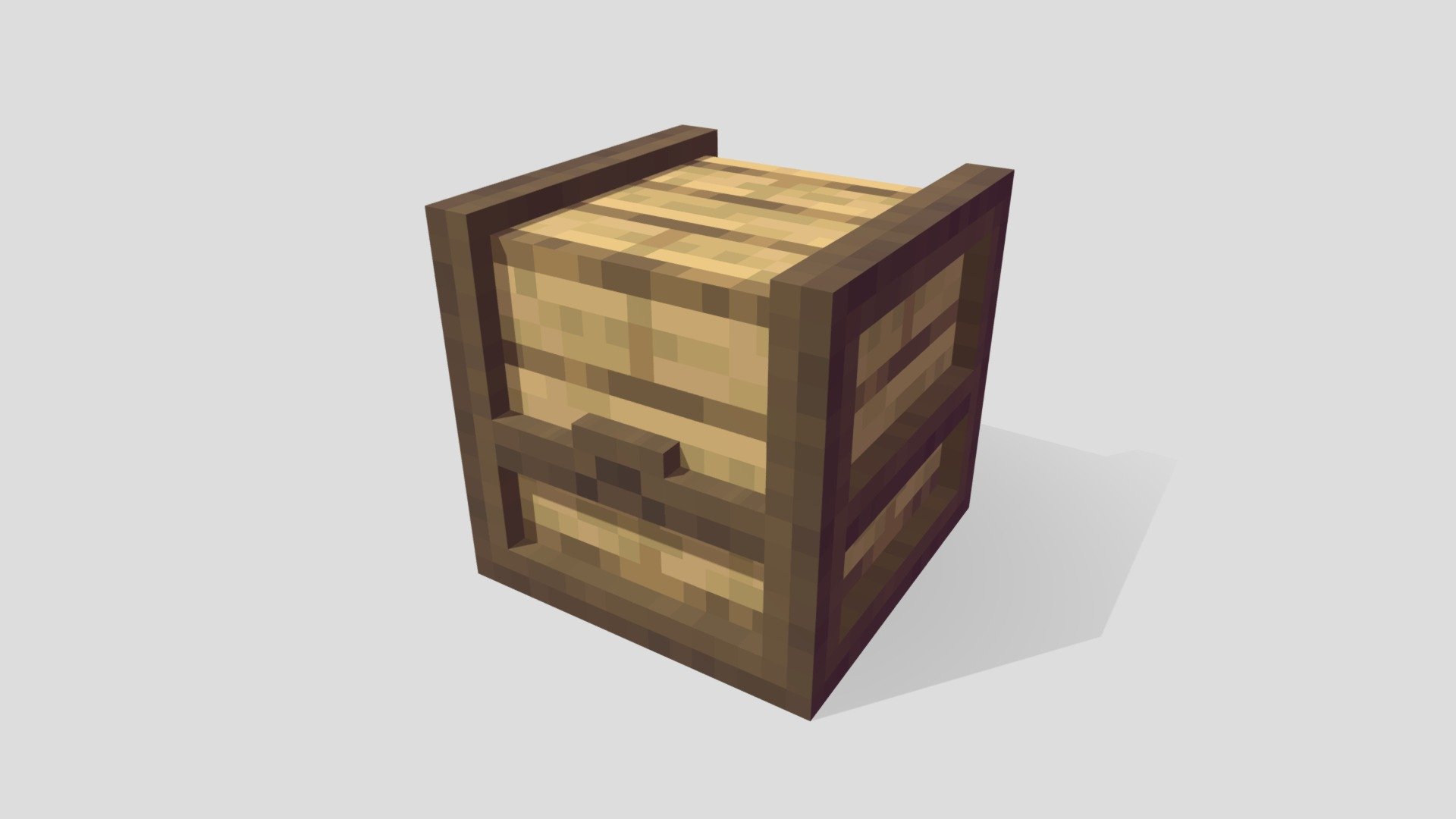 Chest (Minecraft) - Redesign - 3D model by Bruno_Rodds [6a2c4bd ...