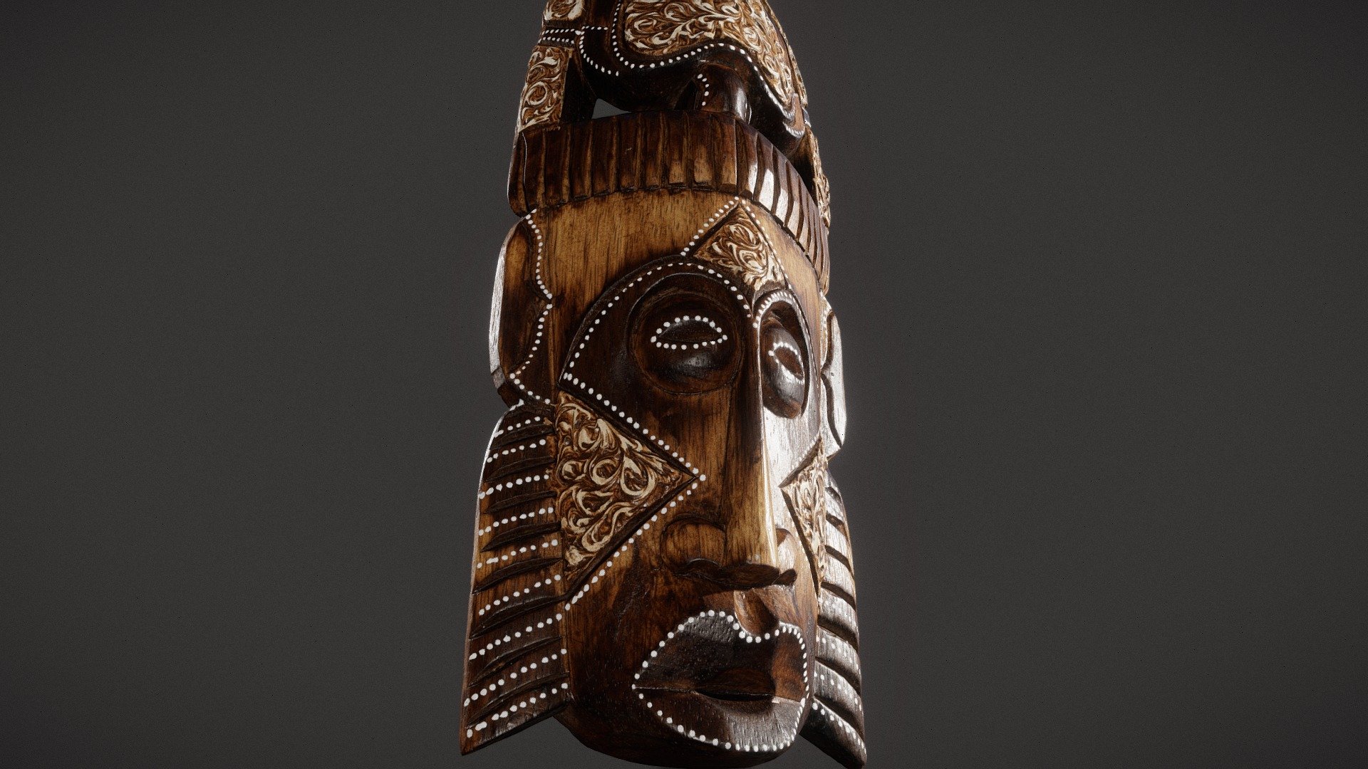 African Tiki Mask 01 - Download Free 3D model by inciprocal ...