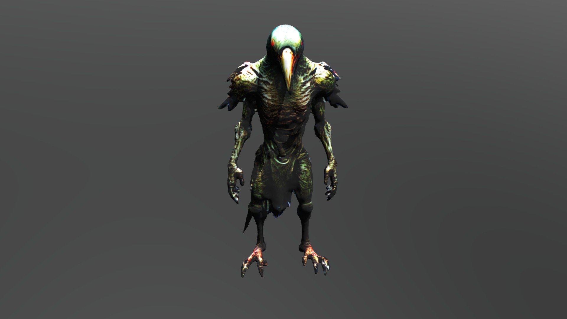 Zombie Crow - Download Free 3D model by r.e.h.c (@by.r.e.h.c) [6a2ea01 ...