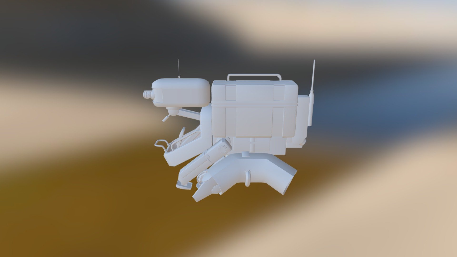 Bullet Bob Lowpoly WIP 2 - 3D model by matseffect [6a2f551] - Sketchfab