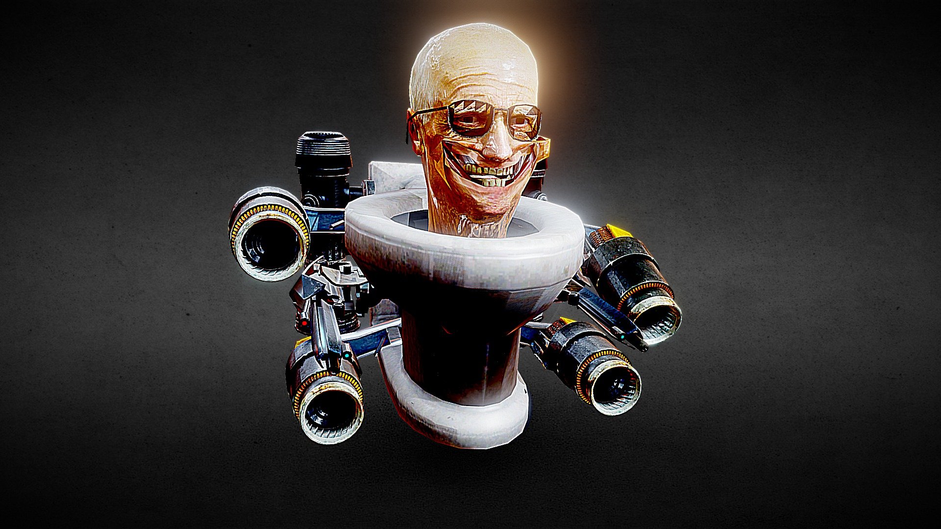 Quad laser scientist mech - Download Free 3D model by photon (that one ...