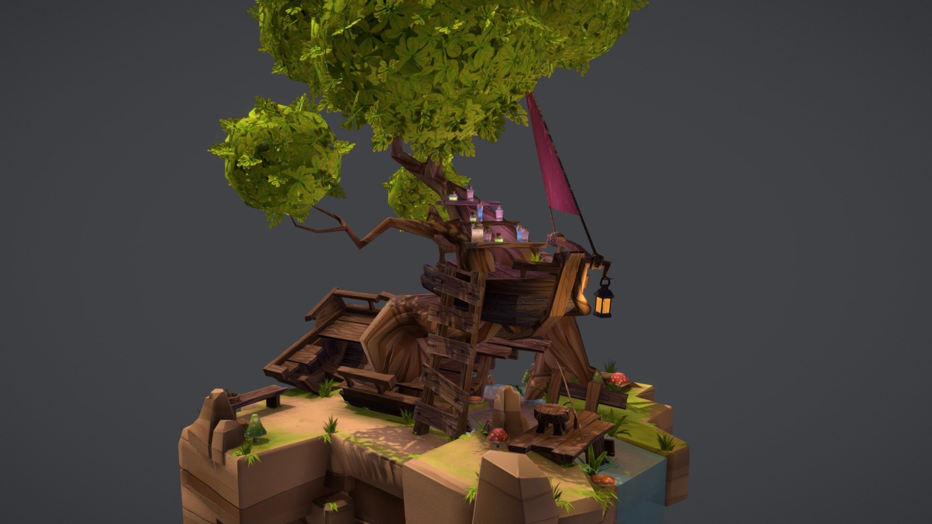 Shipwreck Diorama - 3D model by Will Noviss (@WillNoviss) [6a2f942 ...