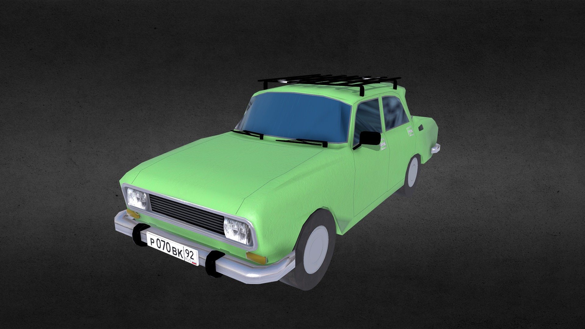 AZLK 2140 LOW-POLY - 3D model by Vlasov Konstantin (@vlkg99) [6a30dc7 ...