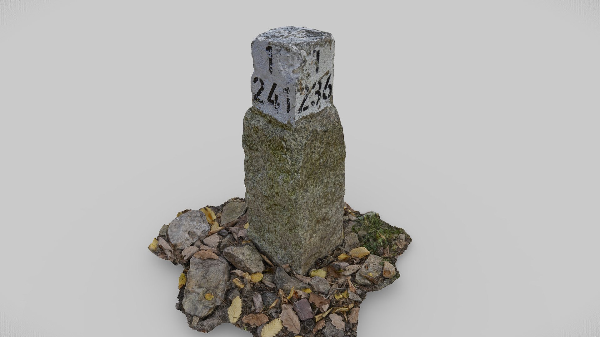 Post Concrete A - Buy Royalty Free 3D model by robertusPL [6a31b7c ...