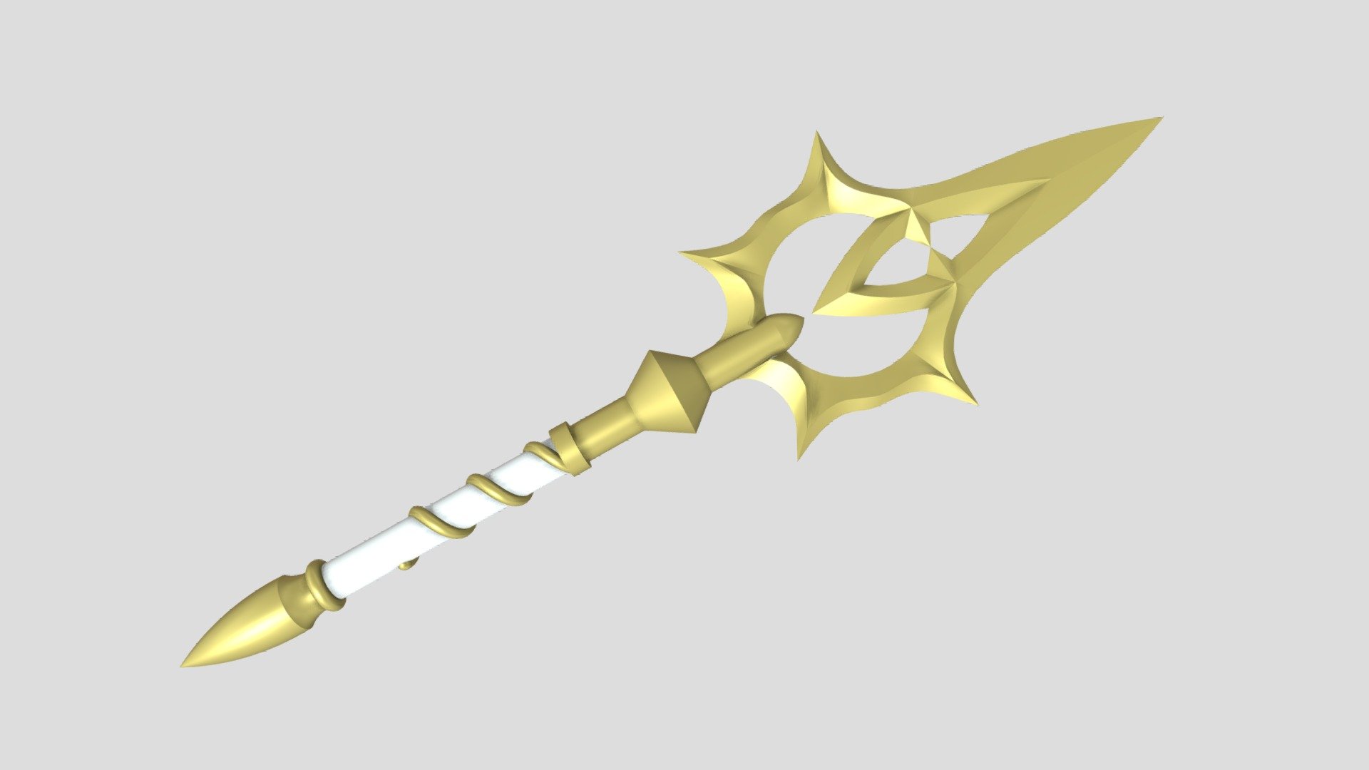 Azura's Lance Fire Emblem - 3D model by StarFallCos [6a3280d] - Sketchfab
