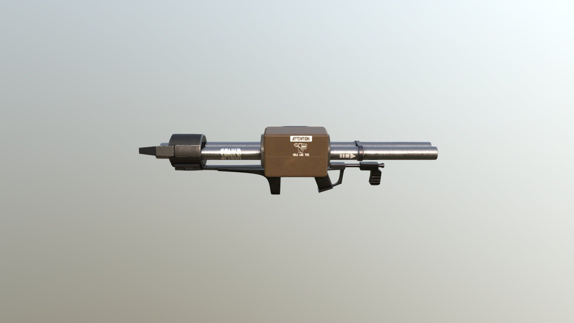Halo Downfall Rocket Launcher - 3D model by hat_trick [6a32939] - Sketchfab