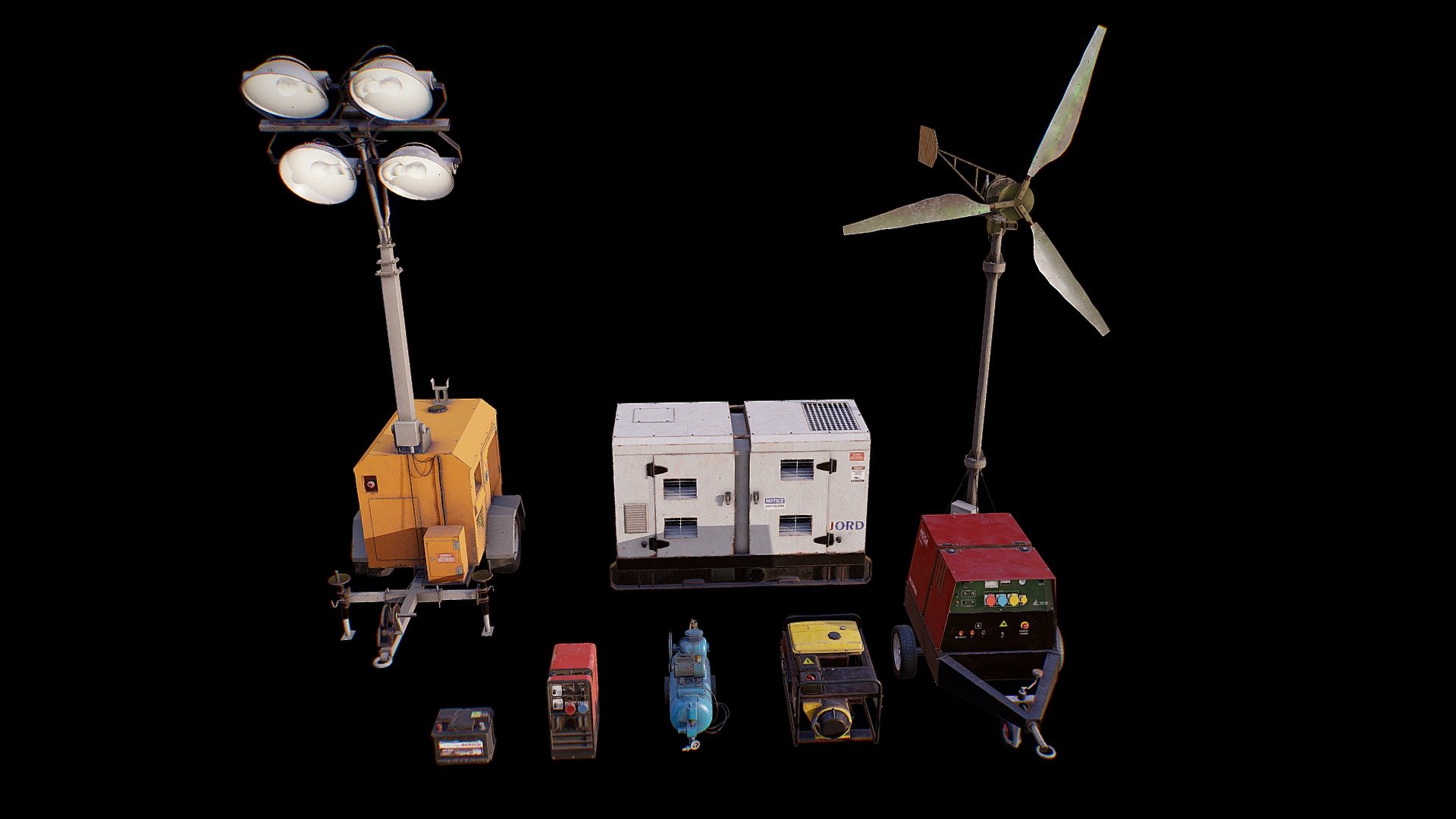 Generator Pack - 3D model by M3D (@M3Drender) [6a3462d] - Sketchfab