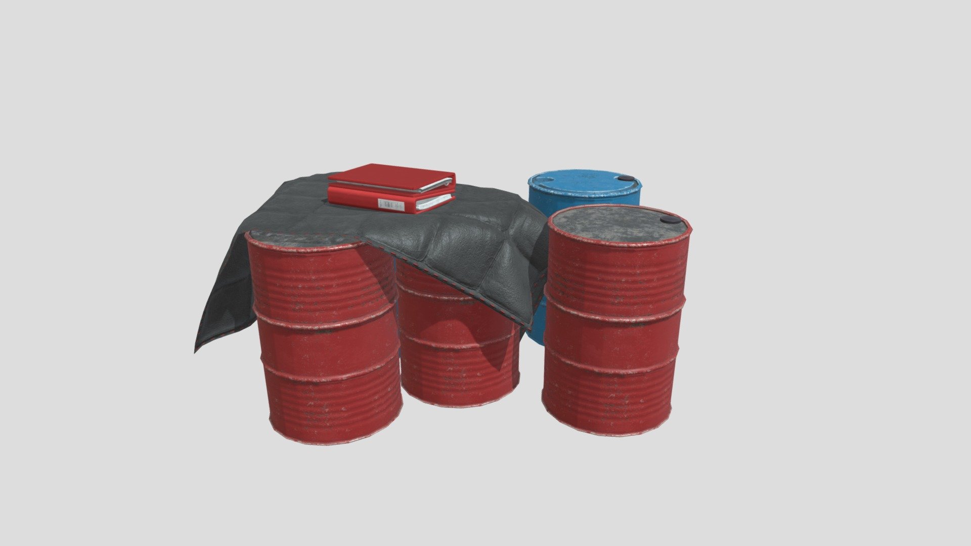Barrels set - 3D model by Bimo_Ryan [6a37699] - Sketchfab