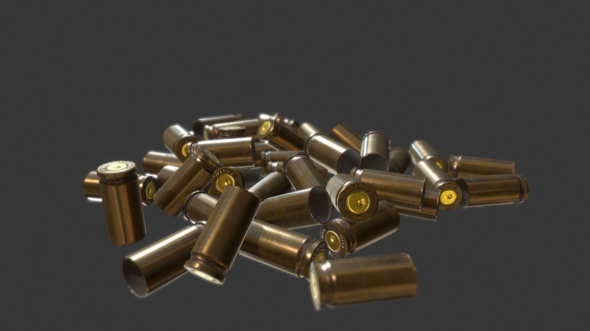 Bullet Shells - 3D model by Artur (@fenixartur) [6a37dec] - Sketchfab