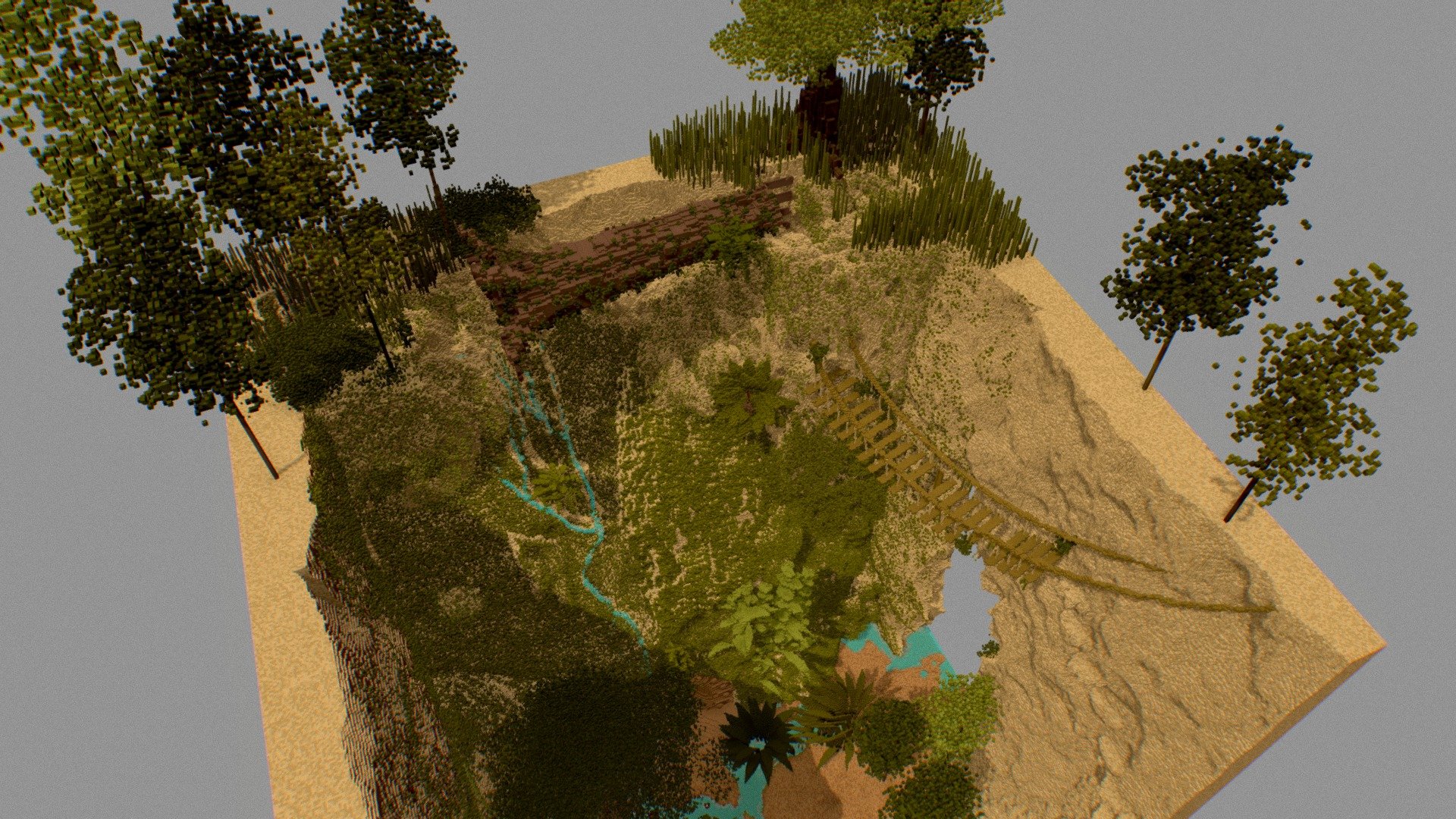 Canyon - 3D model by Alsani [6a39c28] - Sketchfab