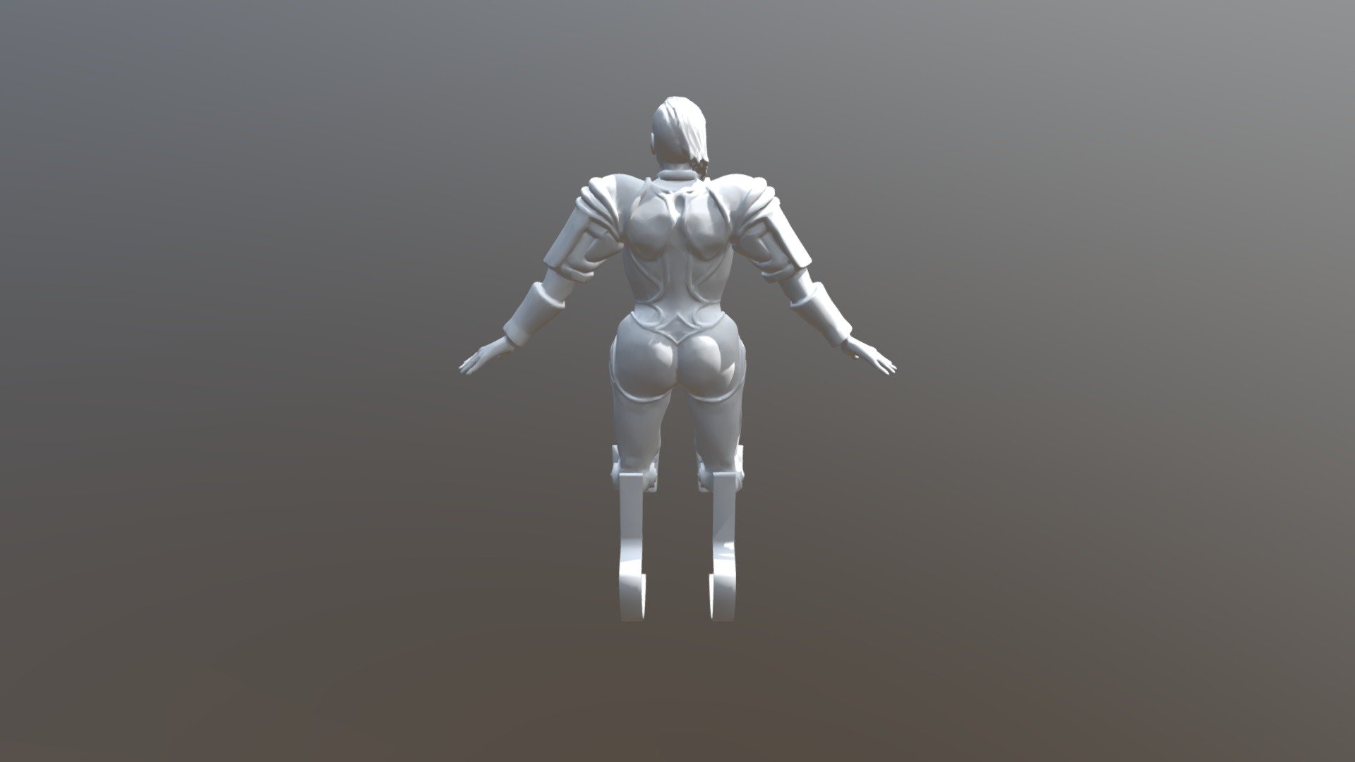 Cyborg Gal Low - 3D model by memmyk [6a39d58] - Sketchfab