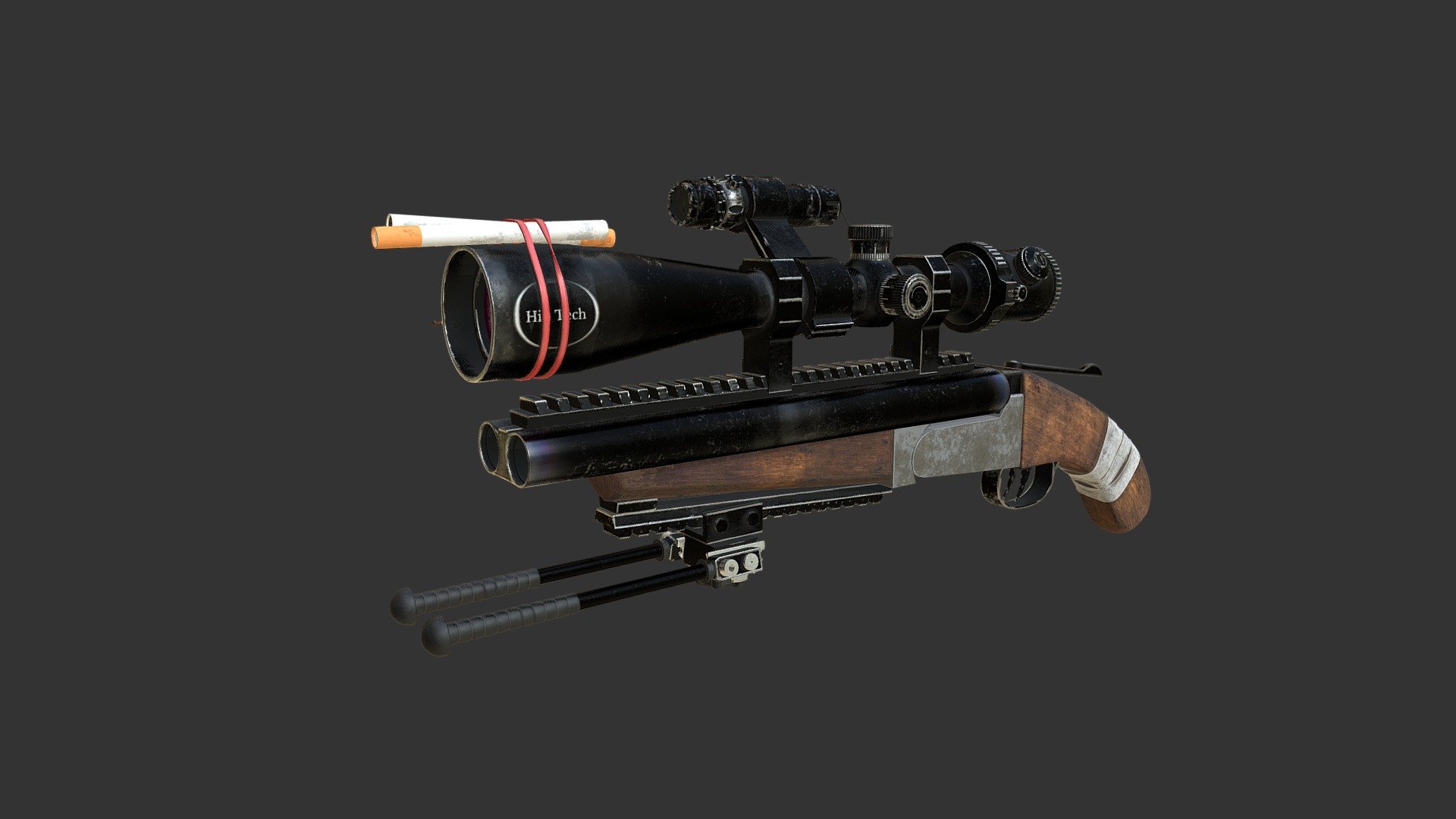 Sawed Off Shotgun - 3D model by DEVDHAR PRADHAN (@pradhandevd19 ...
