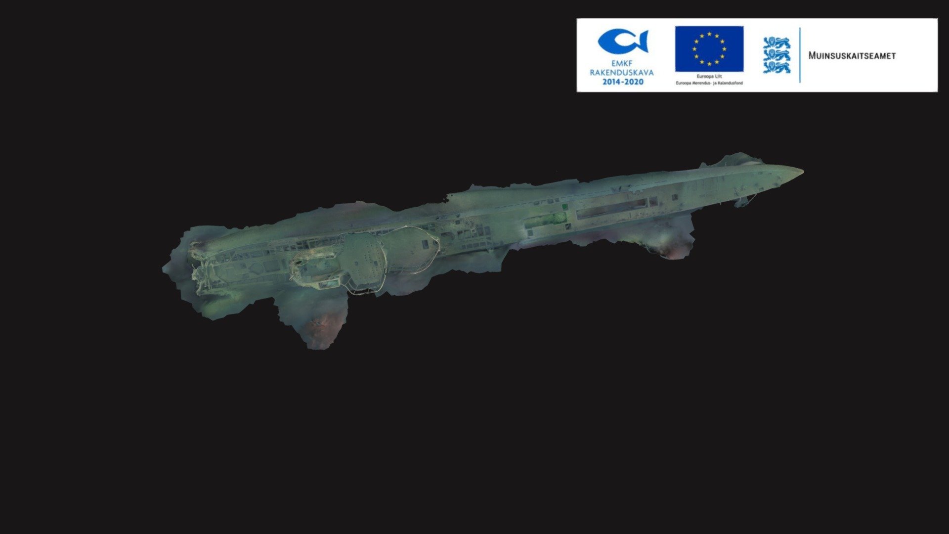 Allveelaeva U 1058 ahter - 3D model by Muinsuskaitseamet [6a3bea9 ...