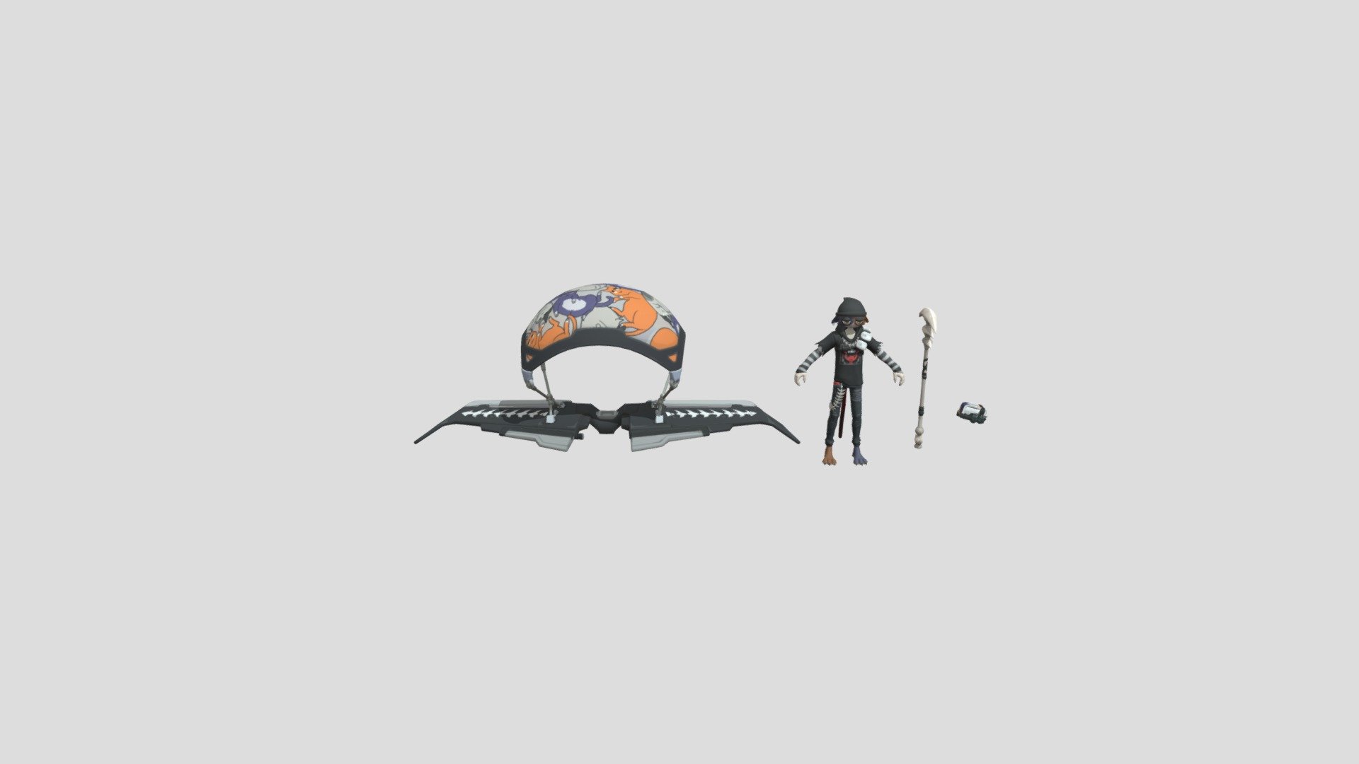 Meow Skulls - Download Free 3D model by Cradle of the Cube (@Observer ...