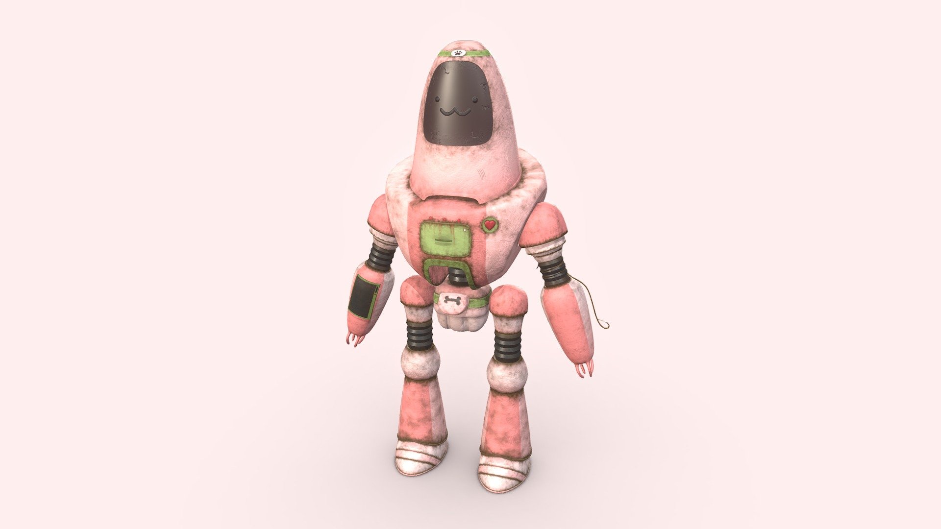 Animal/pet care Protectron - 3D model by WiktoriaxG [6a3dc9c] - Sketchfab