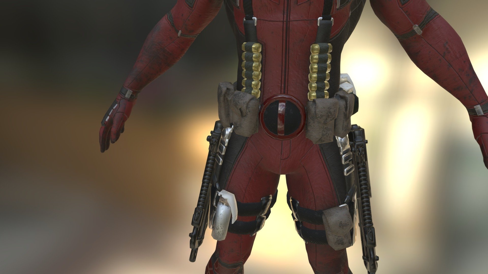 Deadpool - 3D model by alanicolas25 [6a3e166] - Sketchfab
