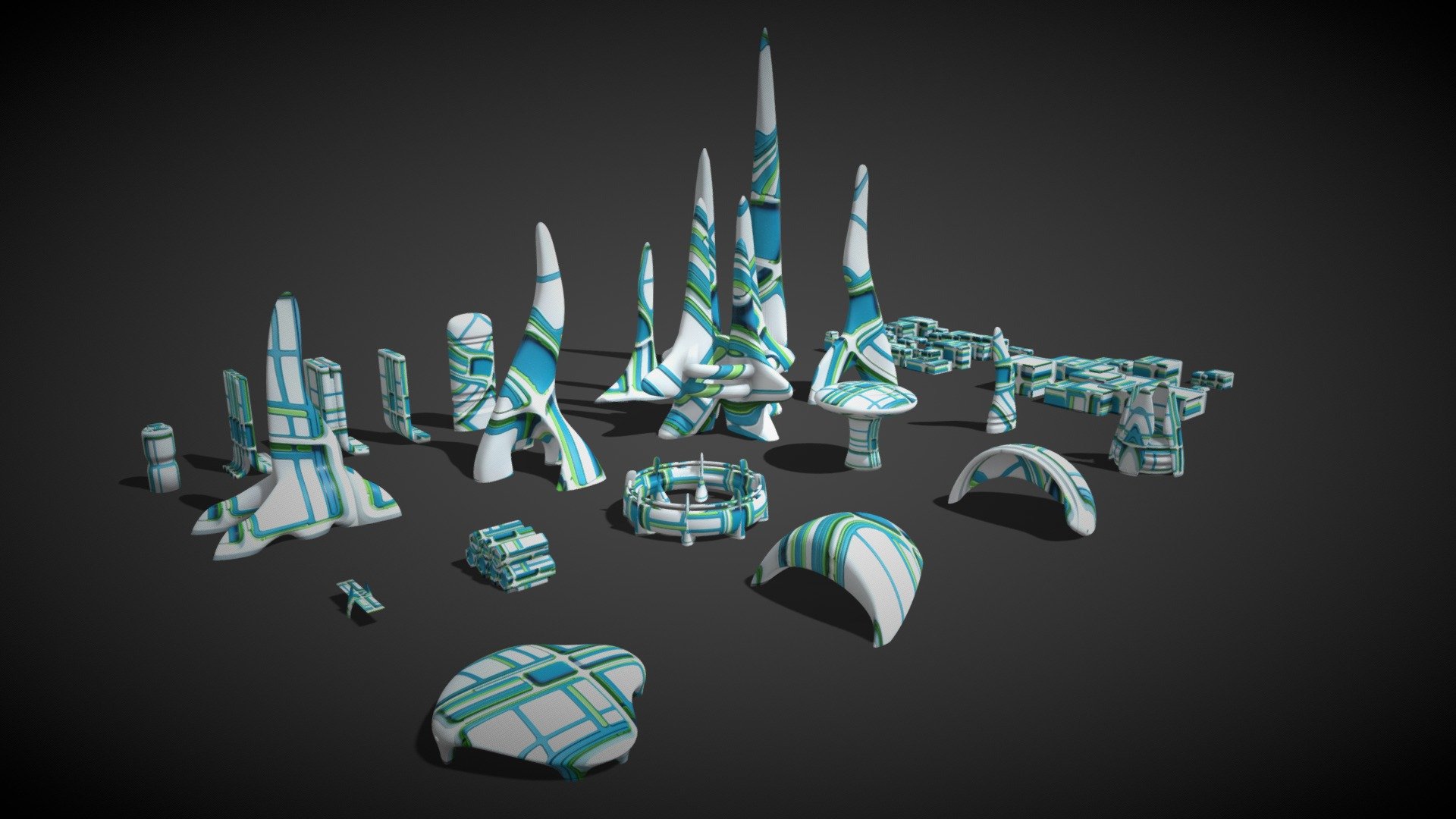 Bionic Architecture - Download Free 3D model by Vishchun [6a40bae ...