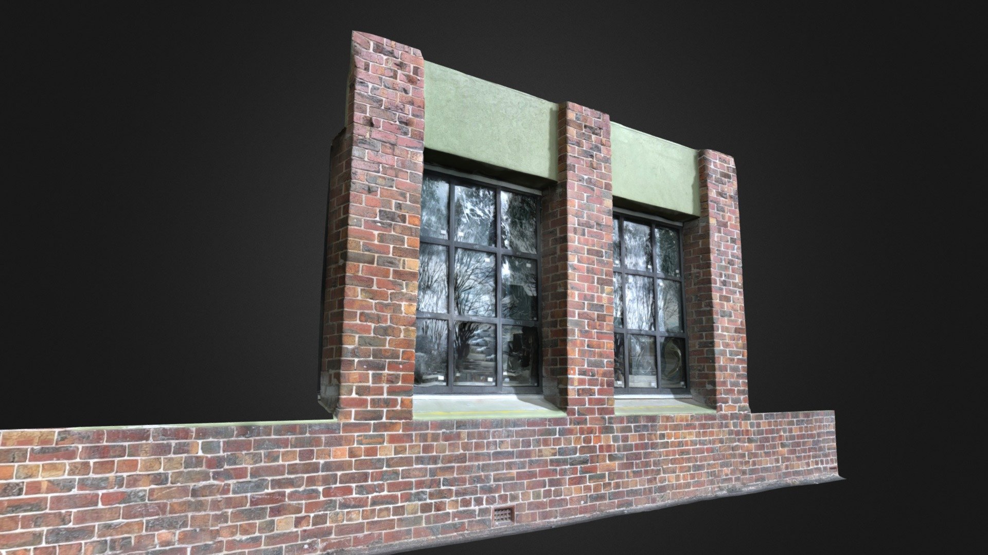 Brick Warehouse Facade - Download Free 3D model by craggle [6a41071 ...