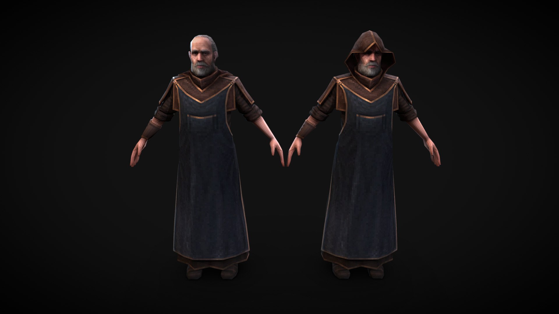 Priest - 3D model by Zafio [6a418f0] - Sketchfab