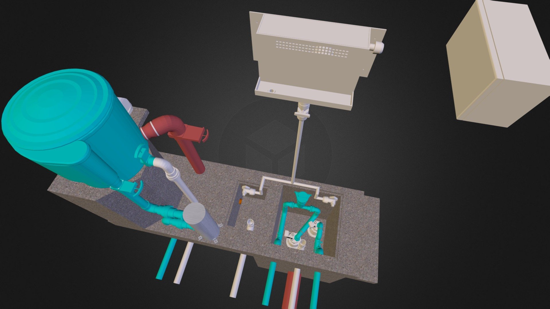 Biological Filter Plant Room - 3D model by peersdesign [6a43c59 ...