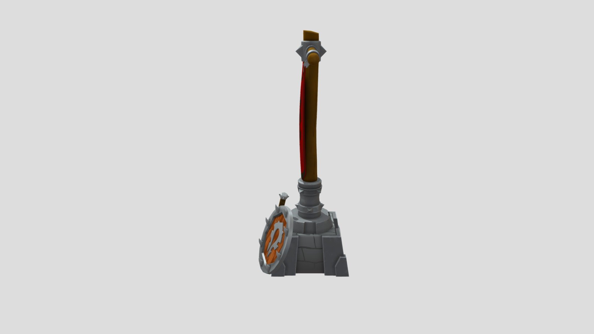 Horde_banner - 3D model by Grimnar (@snegmercenary) [6a46ec6] - Sketchfab