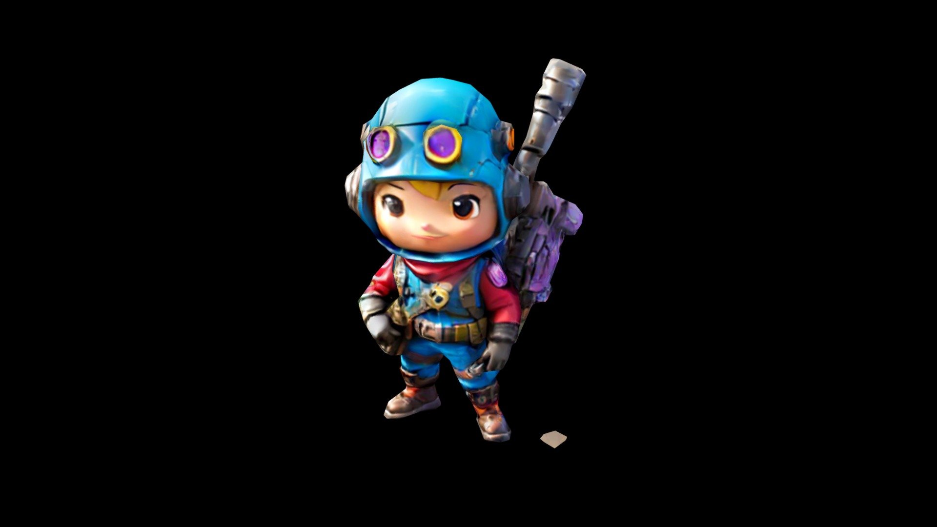 Skylanders "Blue Jacket Explorer" - Download Free 3D model by klrxyz ...