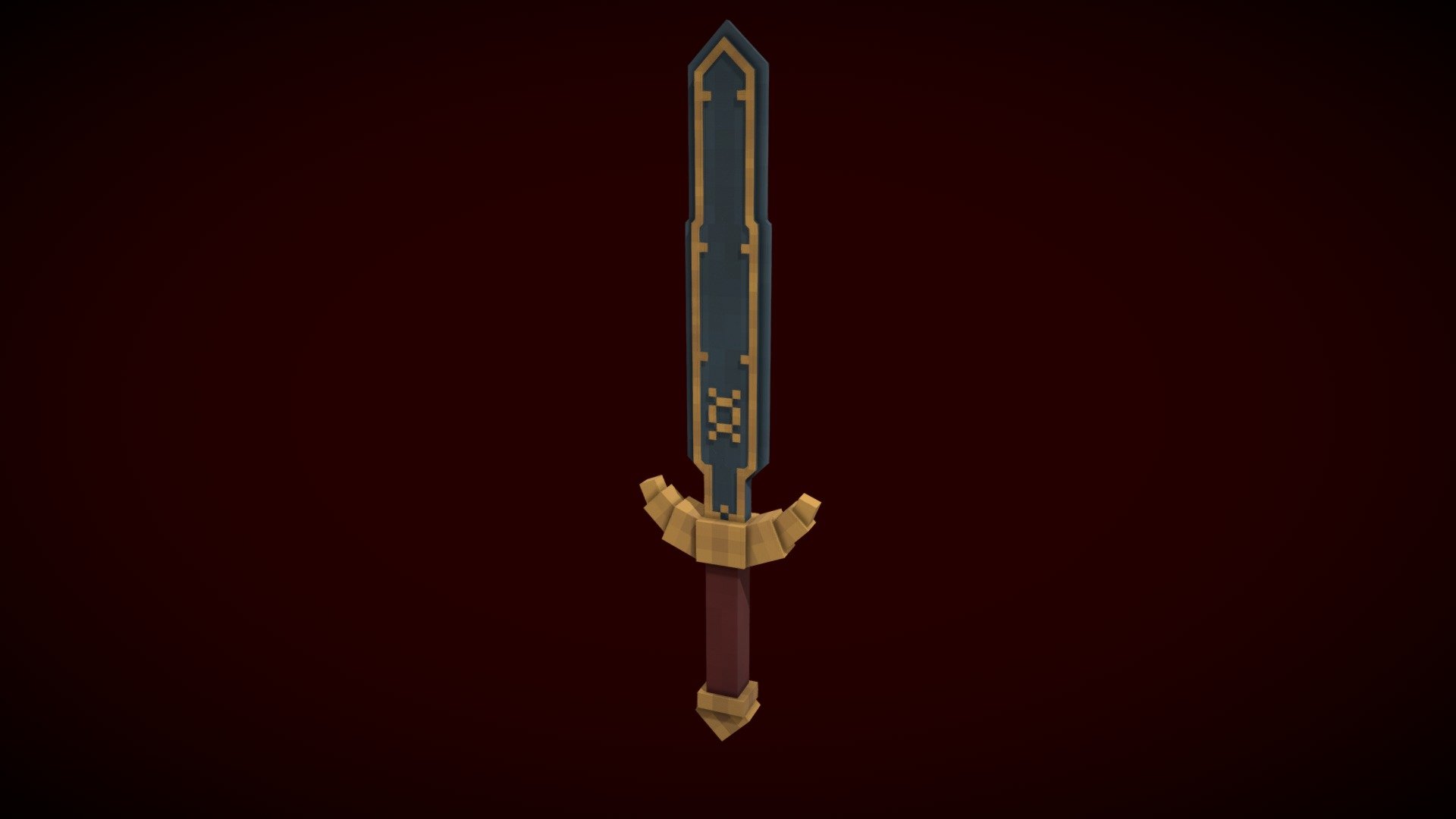 Demon hunter sword - 3D model by till.fechner02 [6a4a682] - Sketchfab