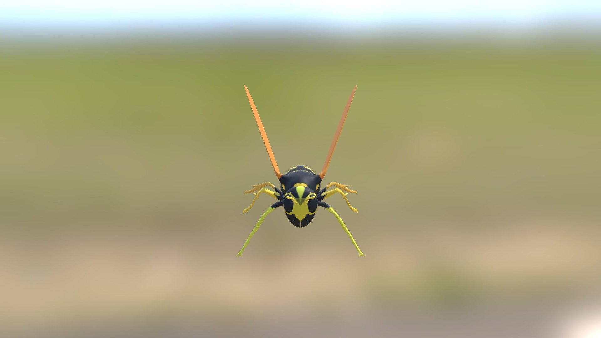Wasp - Download Free 3D model by Serik Duissengaliyev (@duisengaliyevs ...