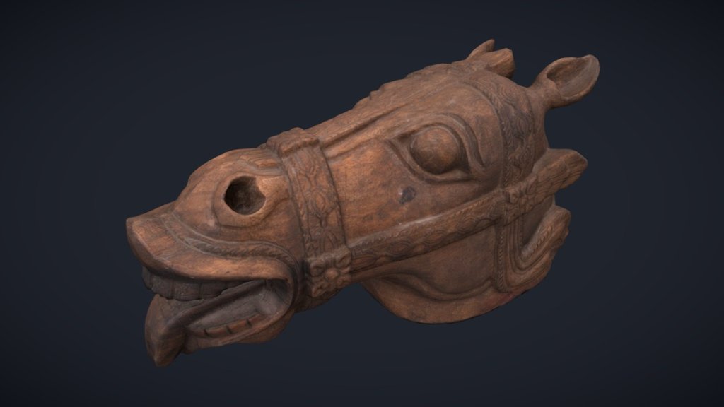 Horse Head Carving - 3D model by David McCreadie 3D Measuring ...