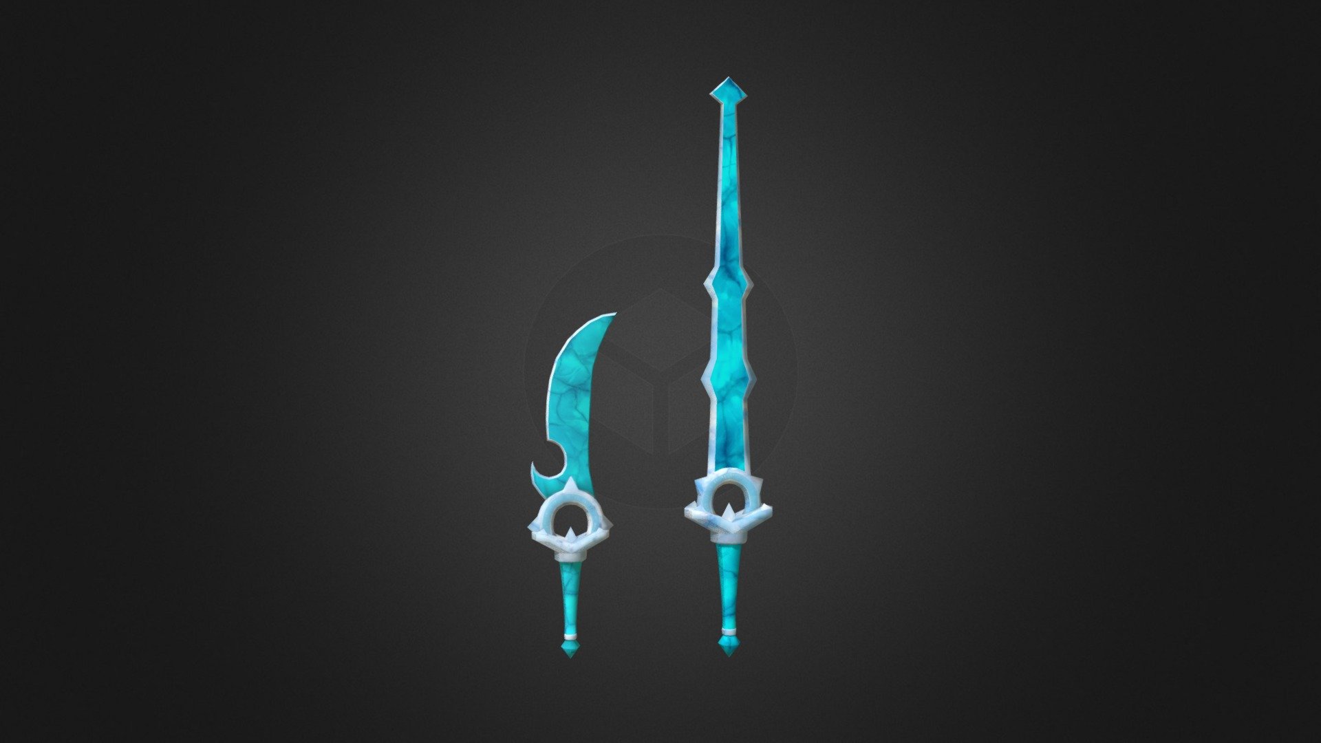 Ice Swords - 3D model by Almond [6a5049e] - Sketchfab