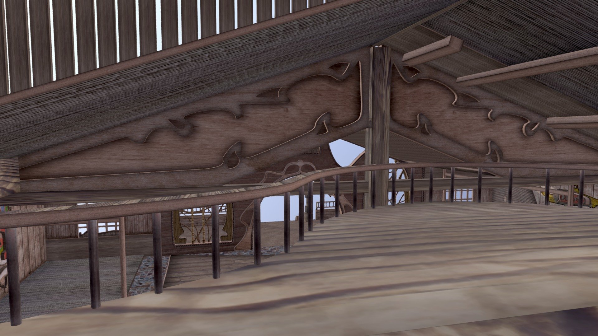 Tiki House - 3D model by USERVIBE (@us3rvib3) [6a51918] - Sketchfab