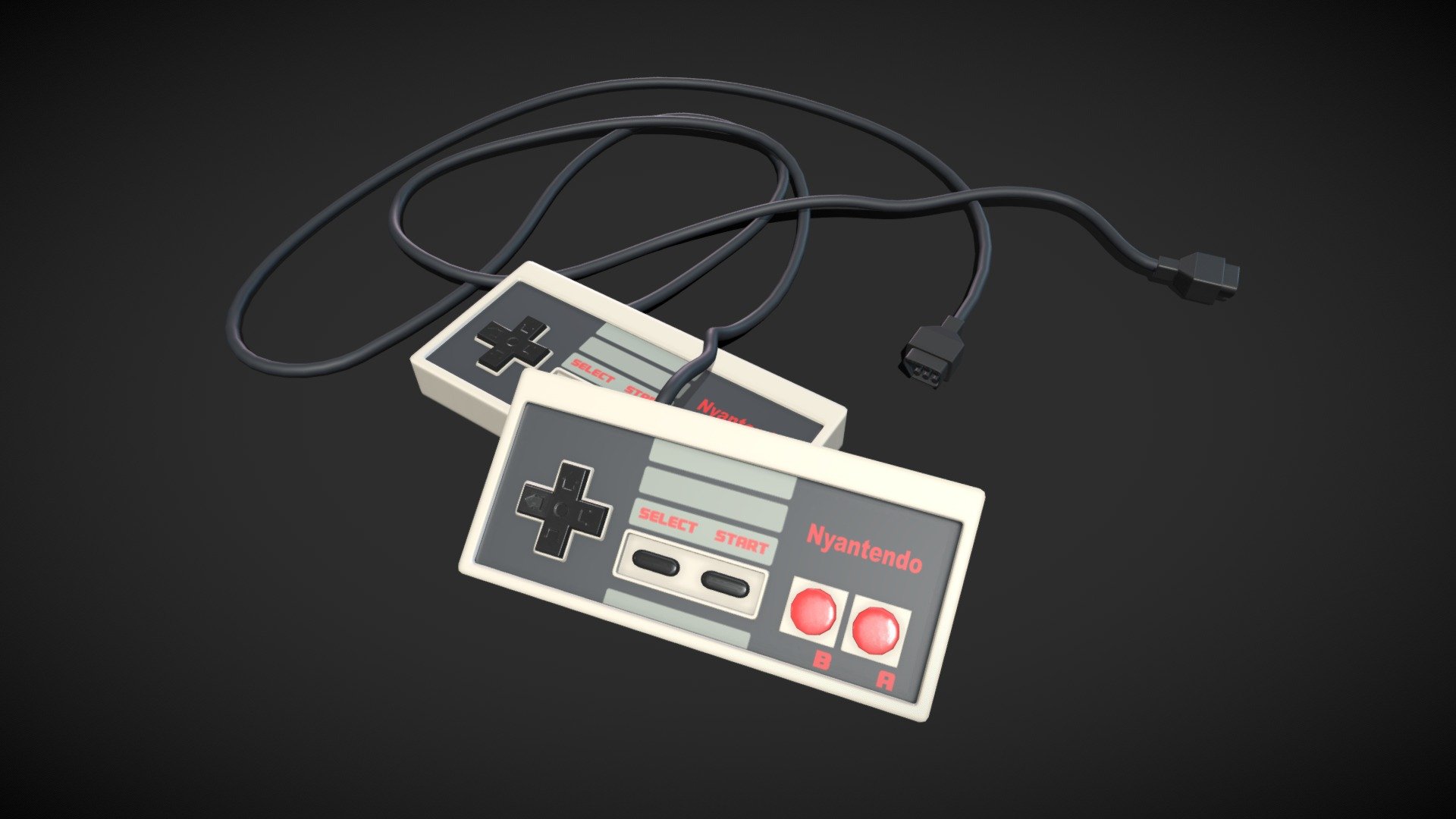 Game console controllers - 3D model by Lunacy [6a5257f] - Sketchfab