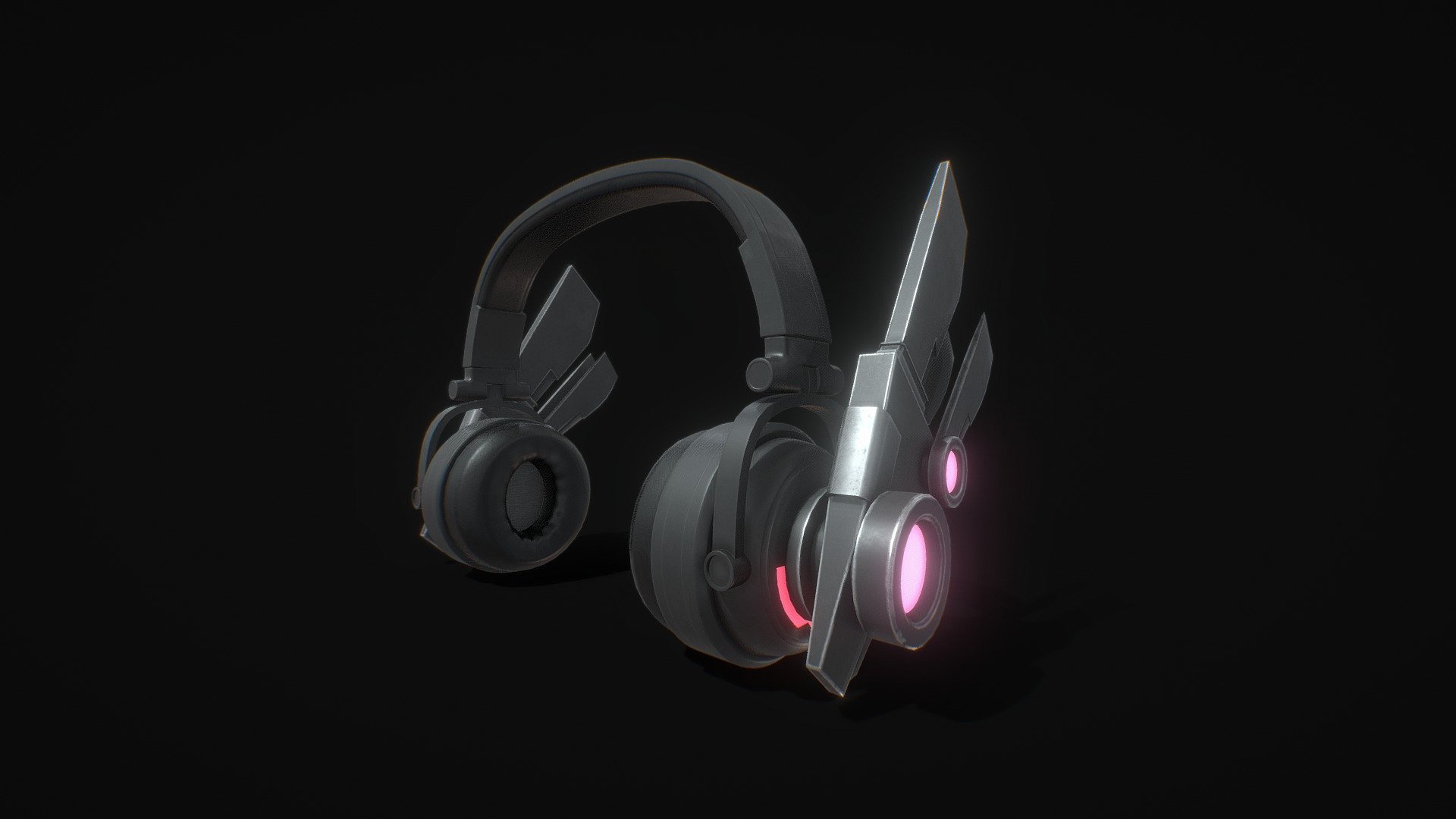 Headphones - Mecha Junk - Buy Royalty Free 3D model by Isaack - Tacko ...