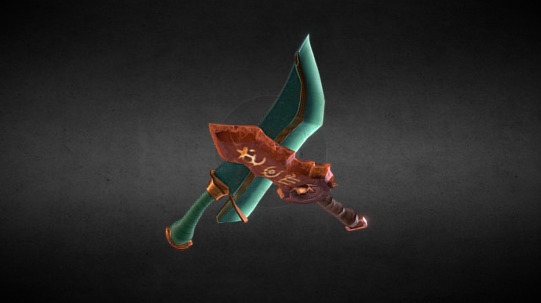 Clashing Blades - 3D model by aruspice (@vtomioka) [6a54895] - Sketchfab