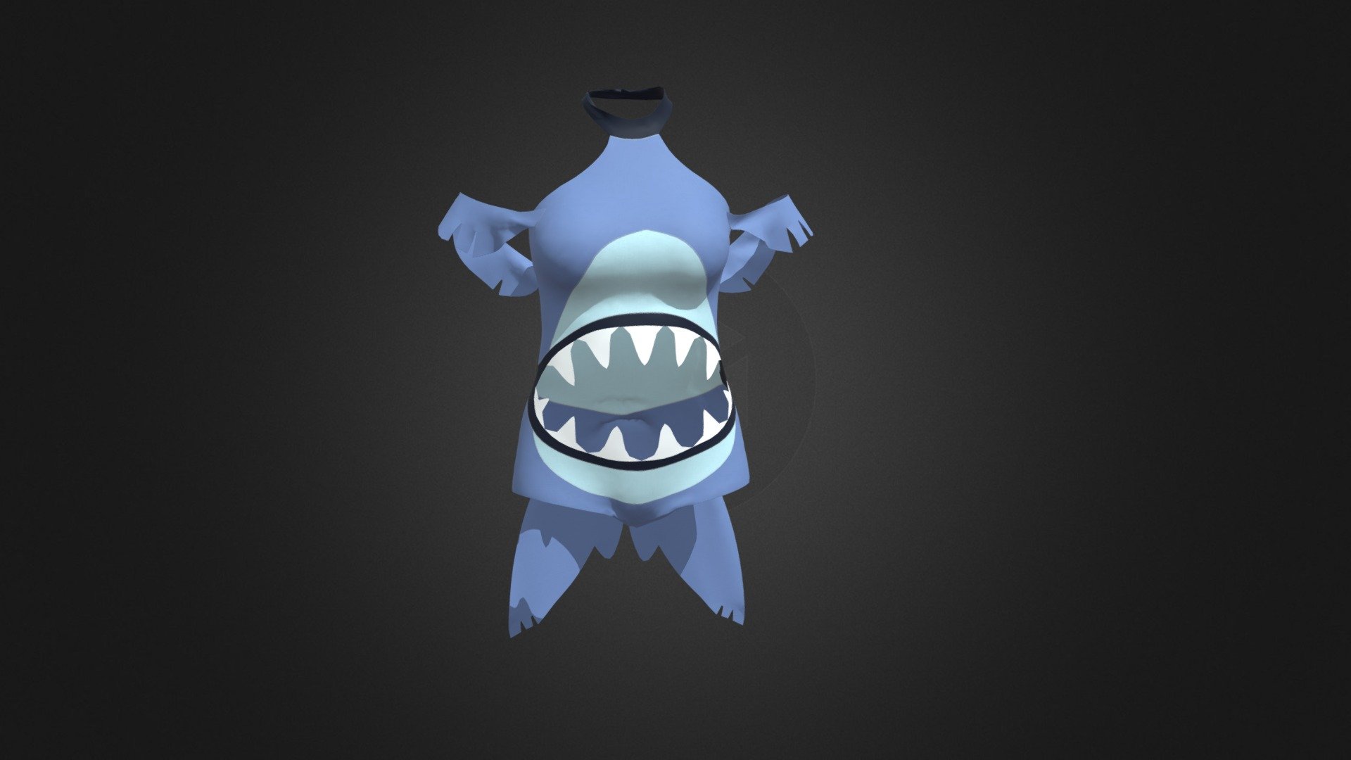Nyahallo Shark Swim Suit Digital Twin - 3D model by LuckyBombs [6a572bb ...