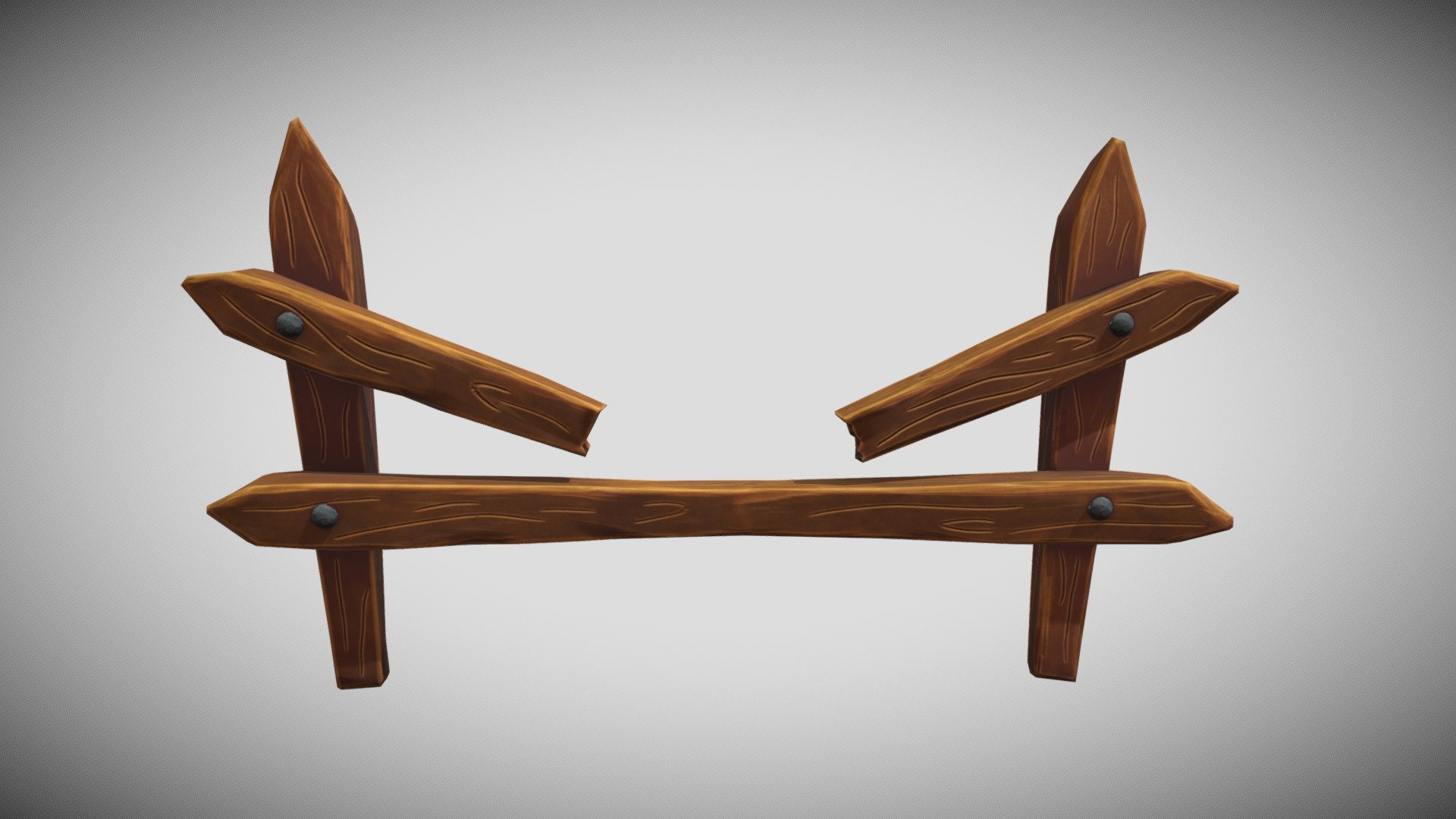 Stylized Fence (p3) - 3D model by Kalliko 3D Art (@Kalliko) [6a58e61 ...