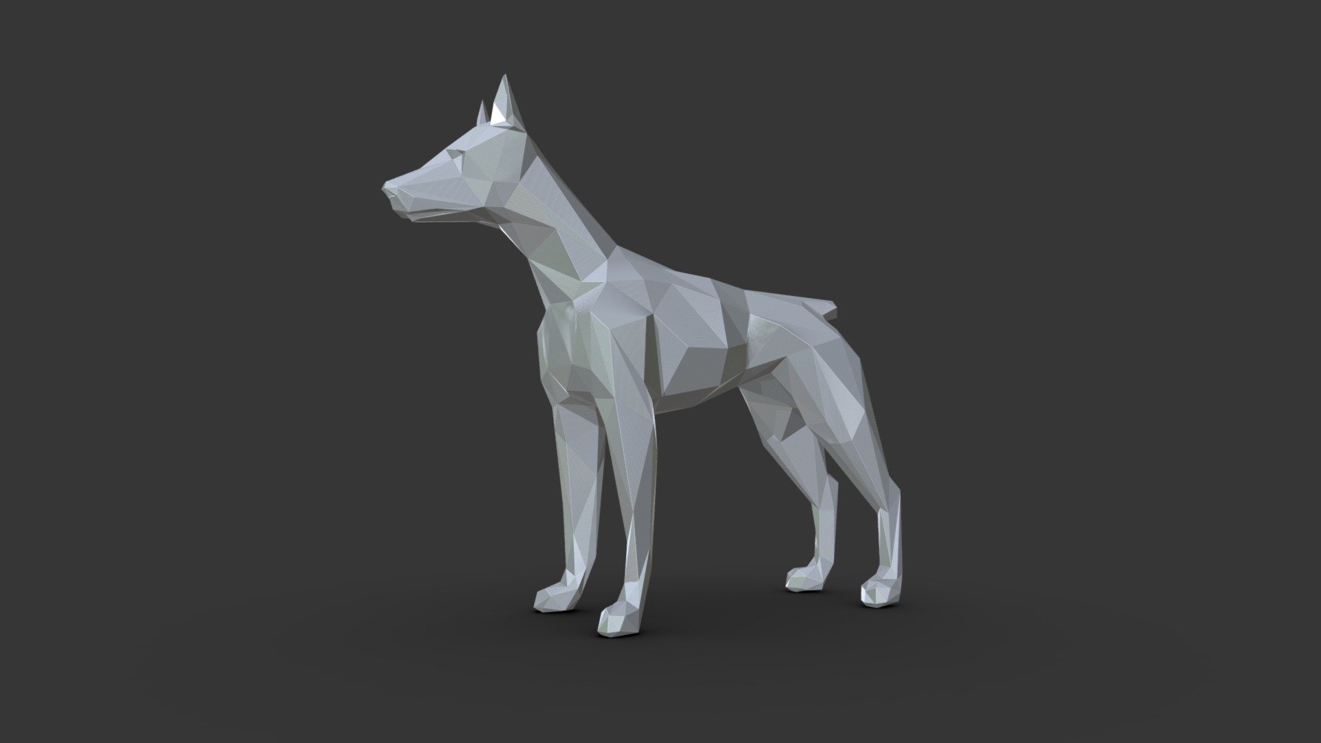 Minimalist Dog - Download Free 3D model by dg samples (@dgsamples ...