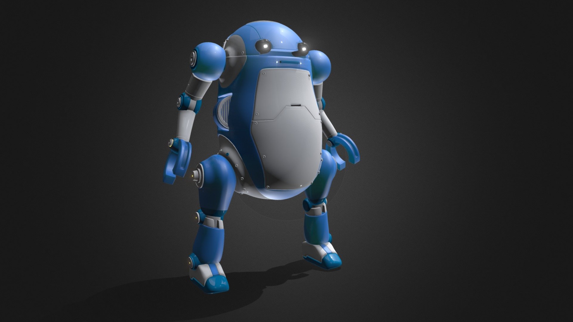 Mechatro WeGo Robot - 3D model by mgfxer [6a596e7] - Sketchfab