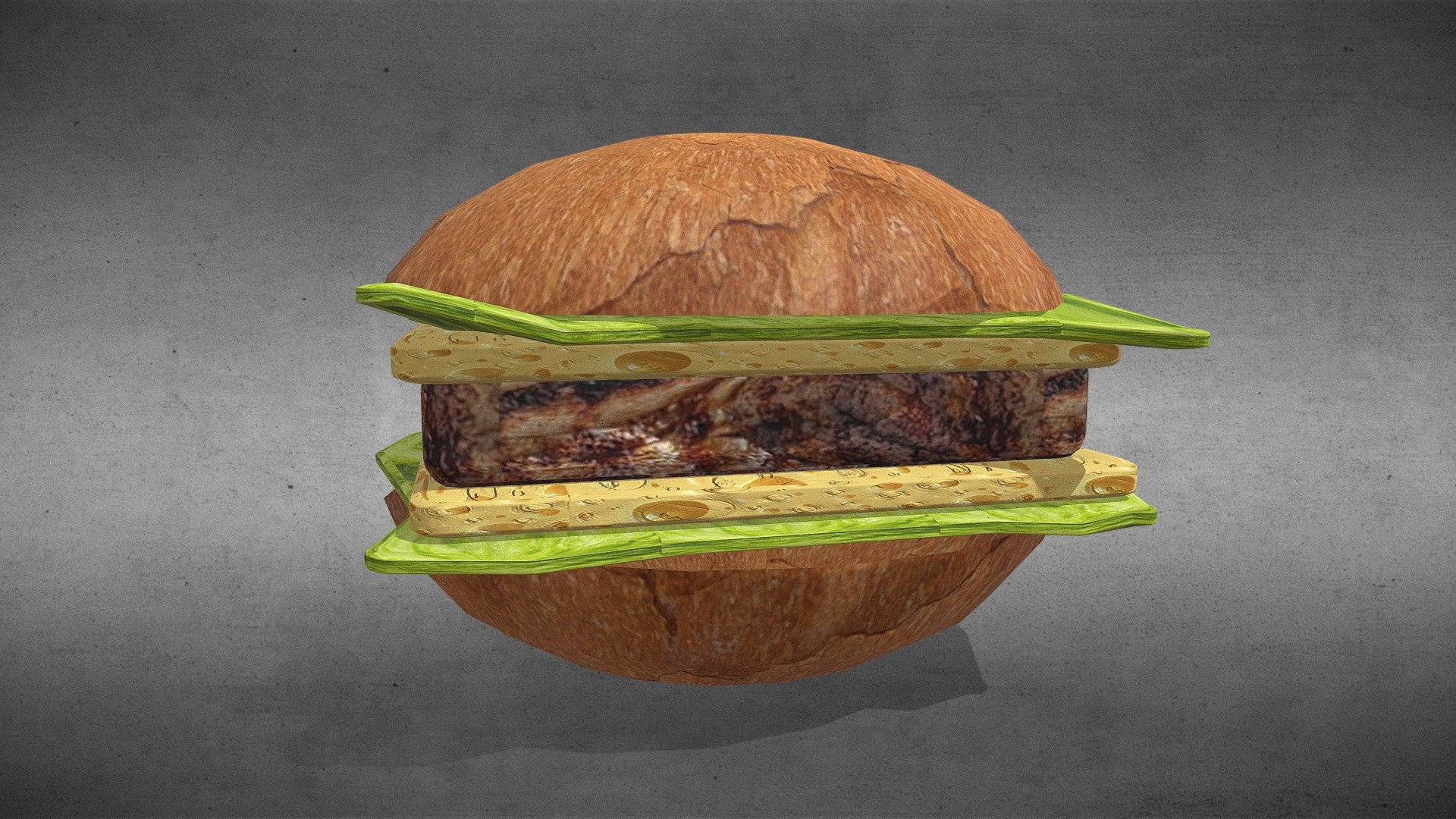 Cheeseburger - 3D model by Elly Filipic (@ellyfilipic) [6a5bfcf ...