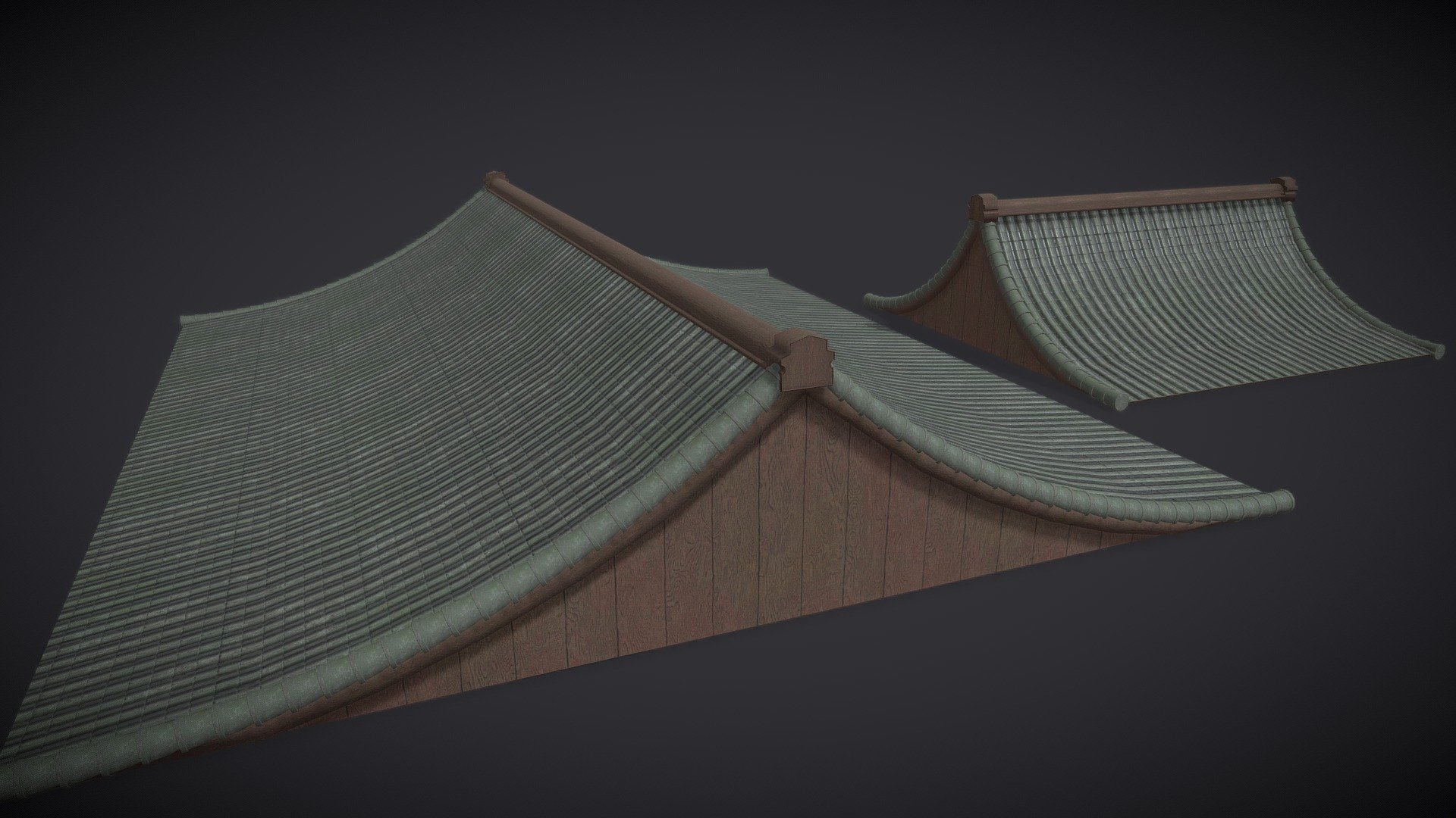 Traditional Japanese House | Roof - Buy Royalty Free 3D model by ...