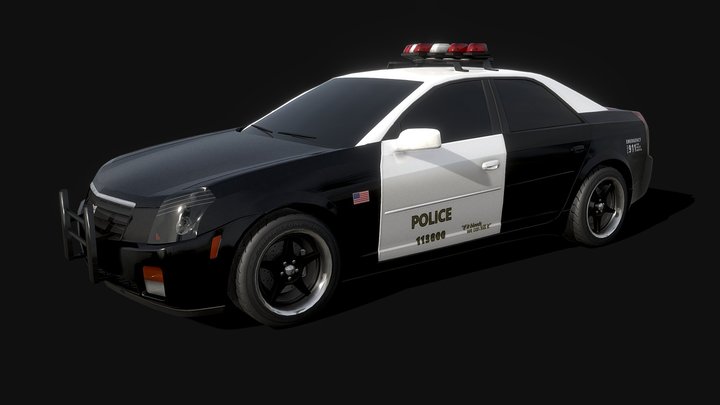 Police-car 3D models - Sketchfab
