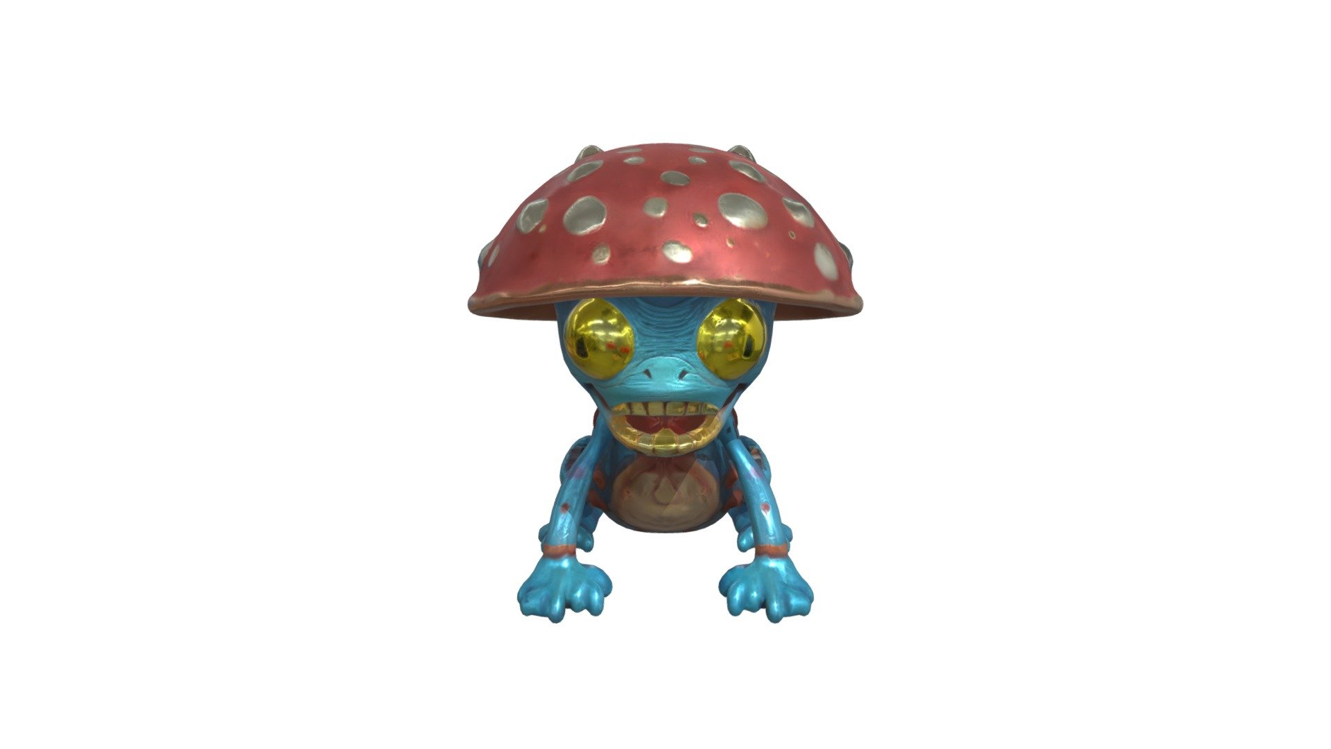 Mushroom-headed creature - Download Free 3D model by lamptramp87 ...