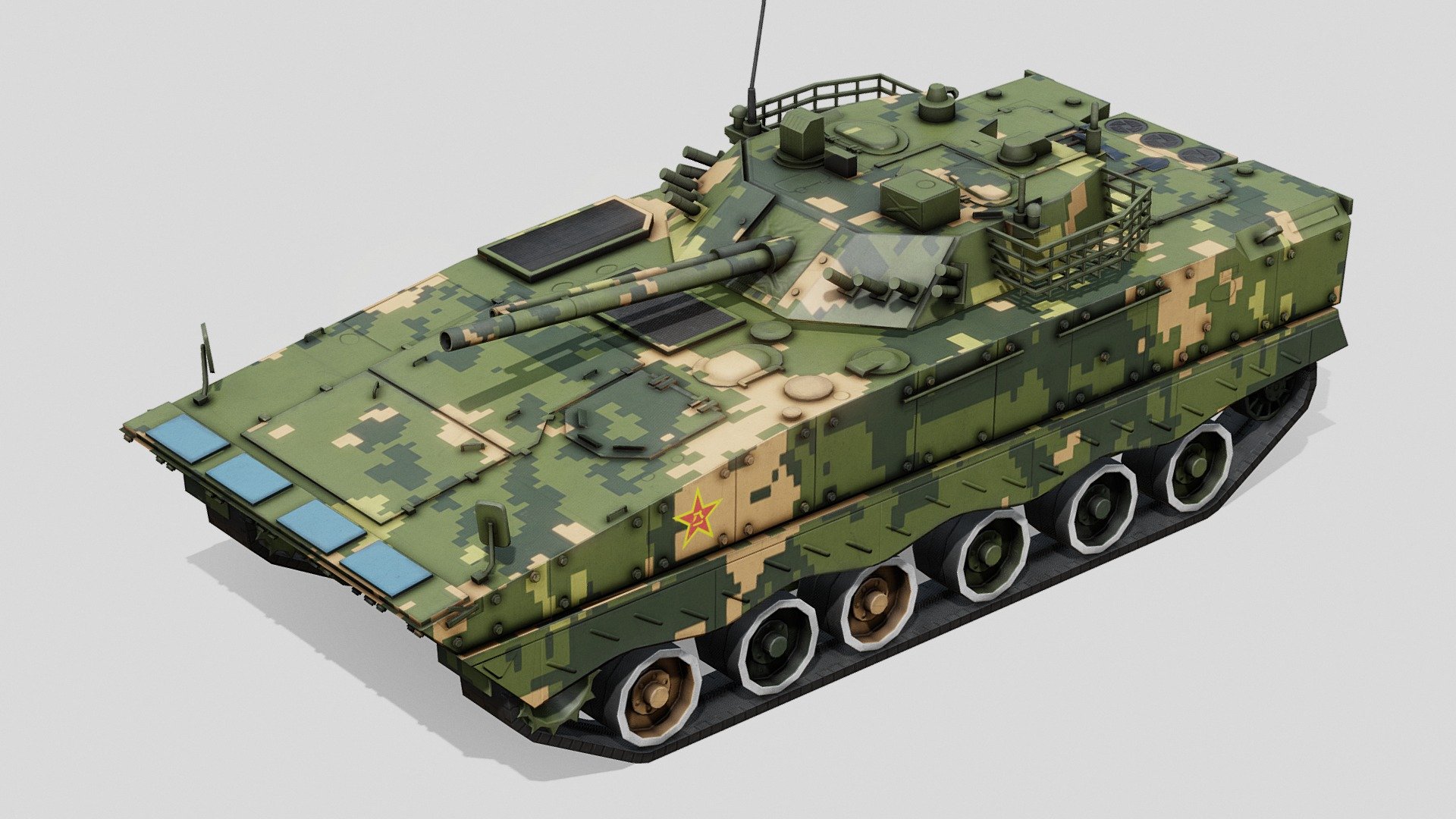PLA ZBD-04A IFV - Buy Royalty Free 3D model by SpatialNeglect (@jeandiz) [6a5da3b] - Sketchfab Store