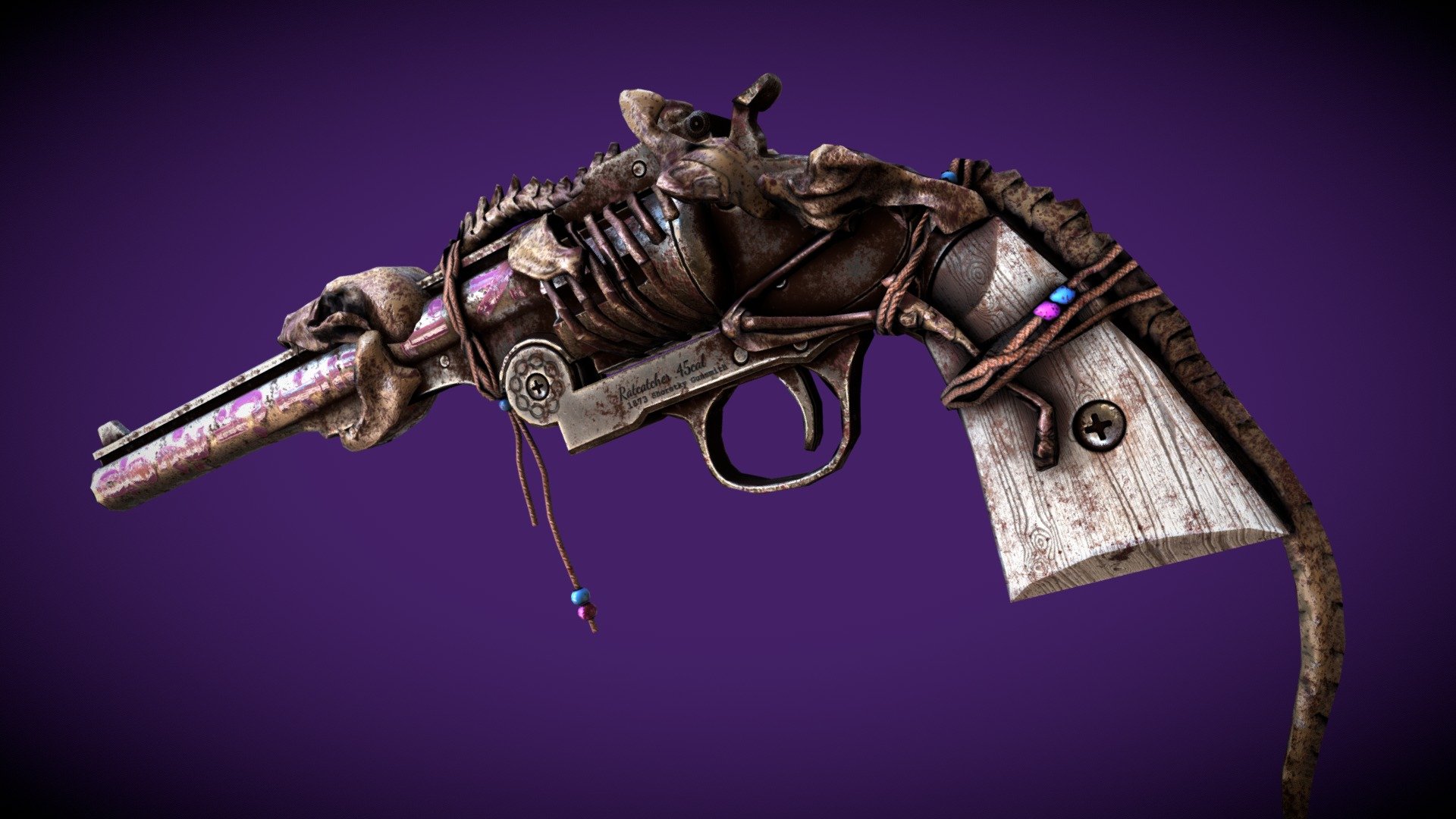Ratcatcher Revolver - 3D model by 3dbogi [6a5deb1] - Sketchfab