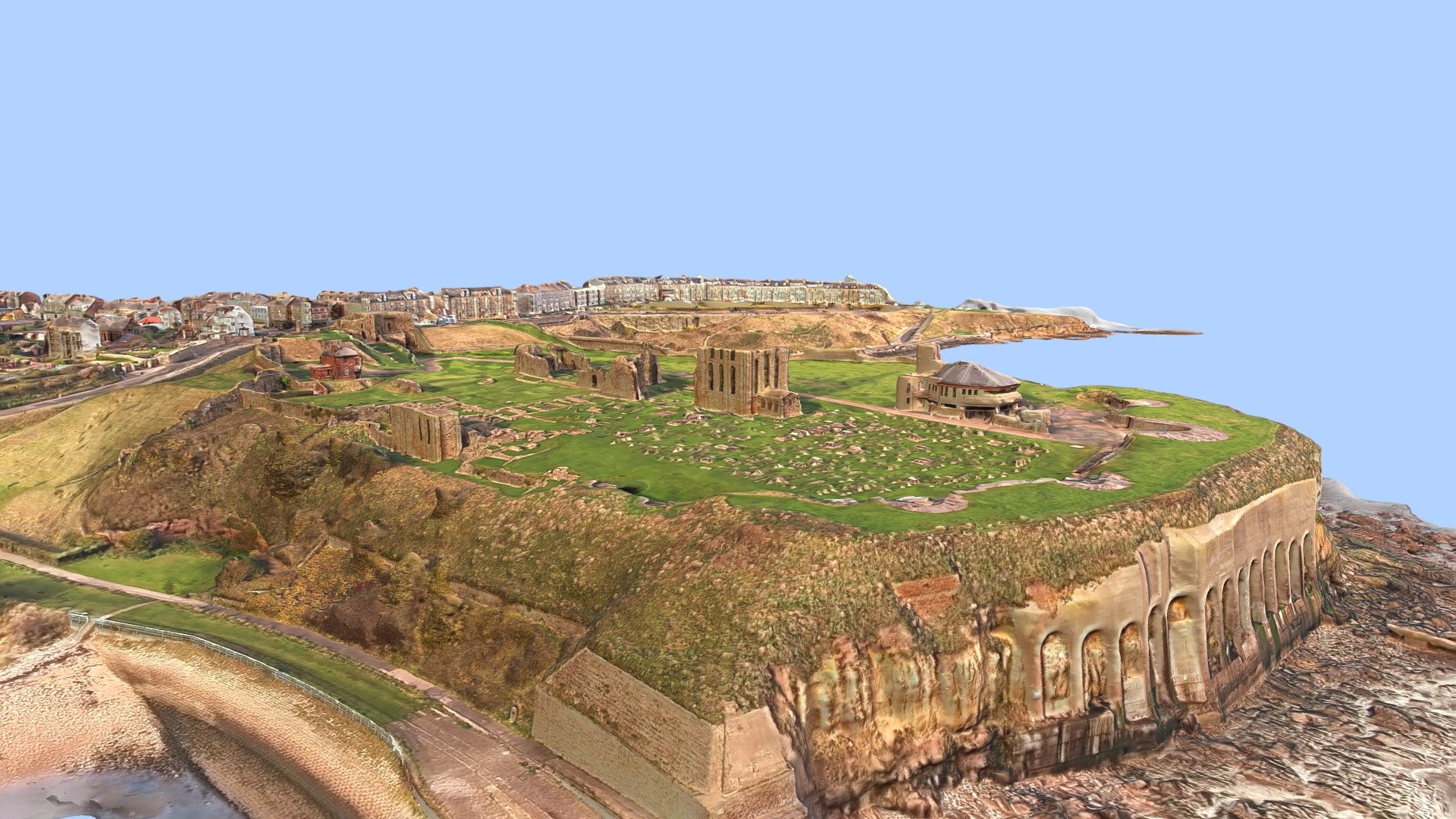 Tynemouth Castle and Priory - 3D model by LibanCiel [6a5ea96] - Sketchfab