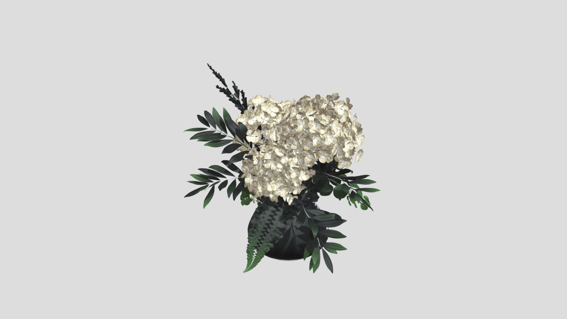 Green Hydrangea - Download Free 3D model by gptfor3dsmax [6a5f061] - Sketchfab