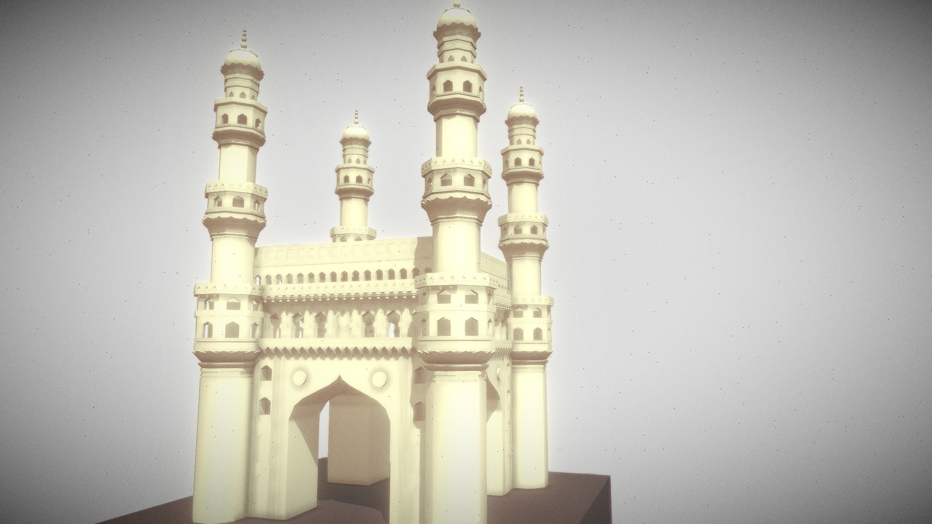 charminar_hyderabad - 3D model by mazharuddin.syedahmed [6a5f28c ...