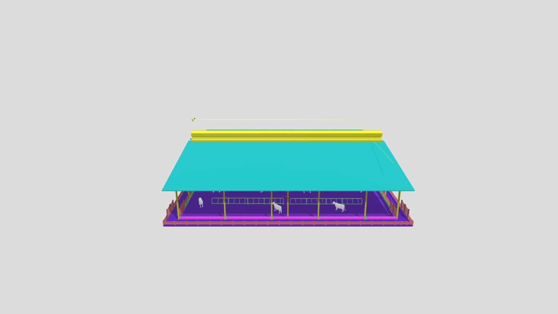 FREE STALL - Vista 3D - REALIS Ta - 3D model by MatheusGravina [6a5fed0 ...